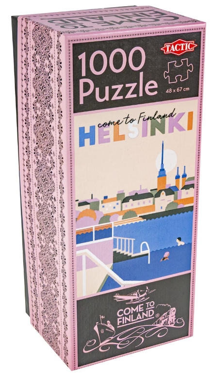 Come to Helsinki, 1,000-piece puzzle, Come to Finland – Finnsight, LLC